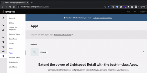 Shipday - Lightspeed