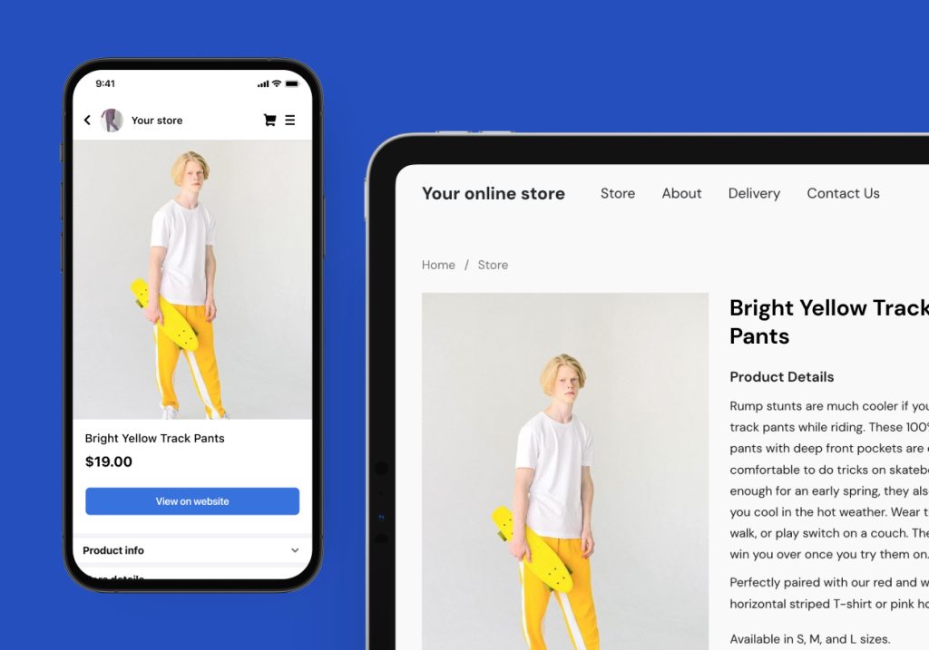 Facebook store and Instagram ecommerce with Lightspeed