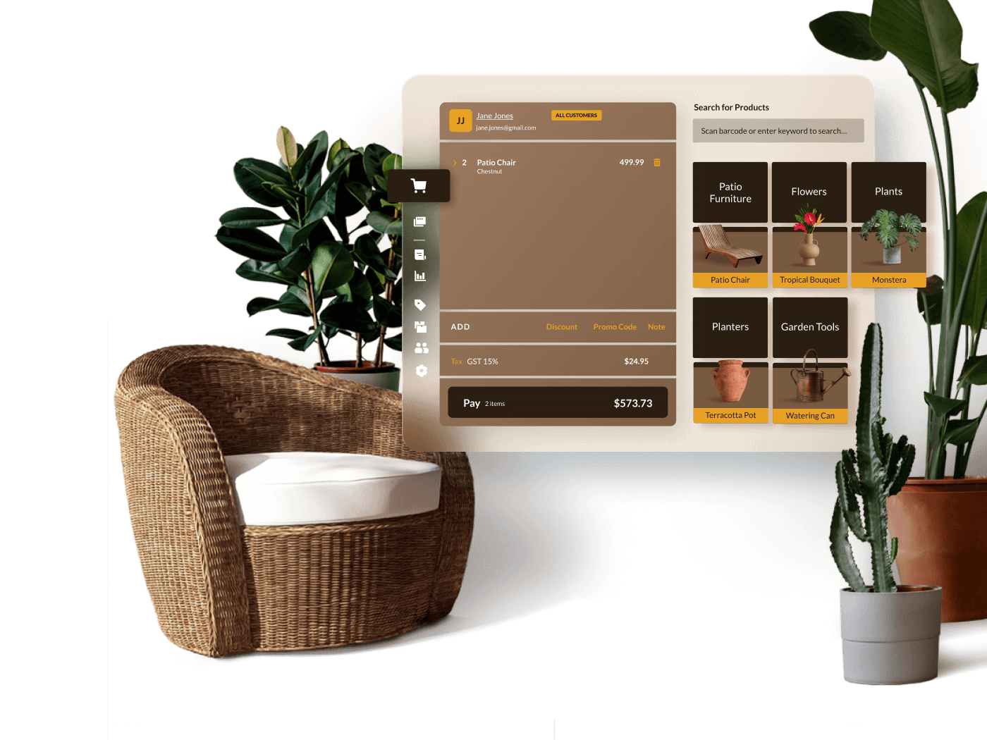 Garden center POS system - Lightspeed